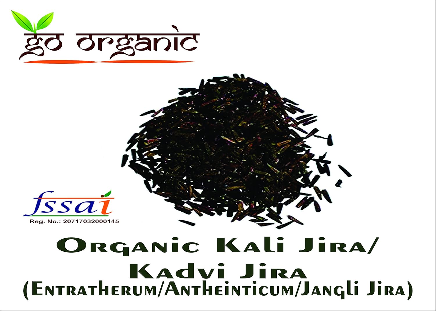Go Organic Authentic Gujarat Kali jiri centratherum anthelminticum ...