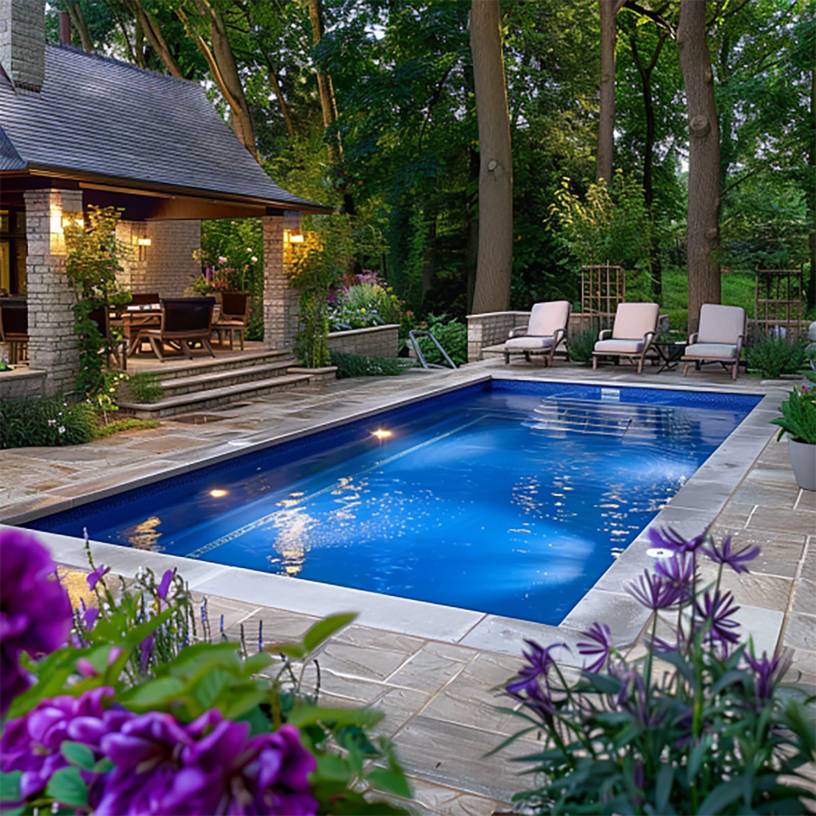 Mini Fiberglass Pools For Small Yards Fiberglass Pools | Tight Yards