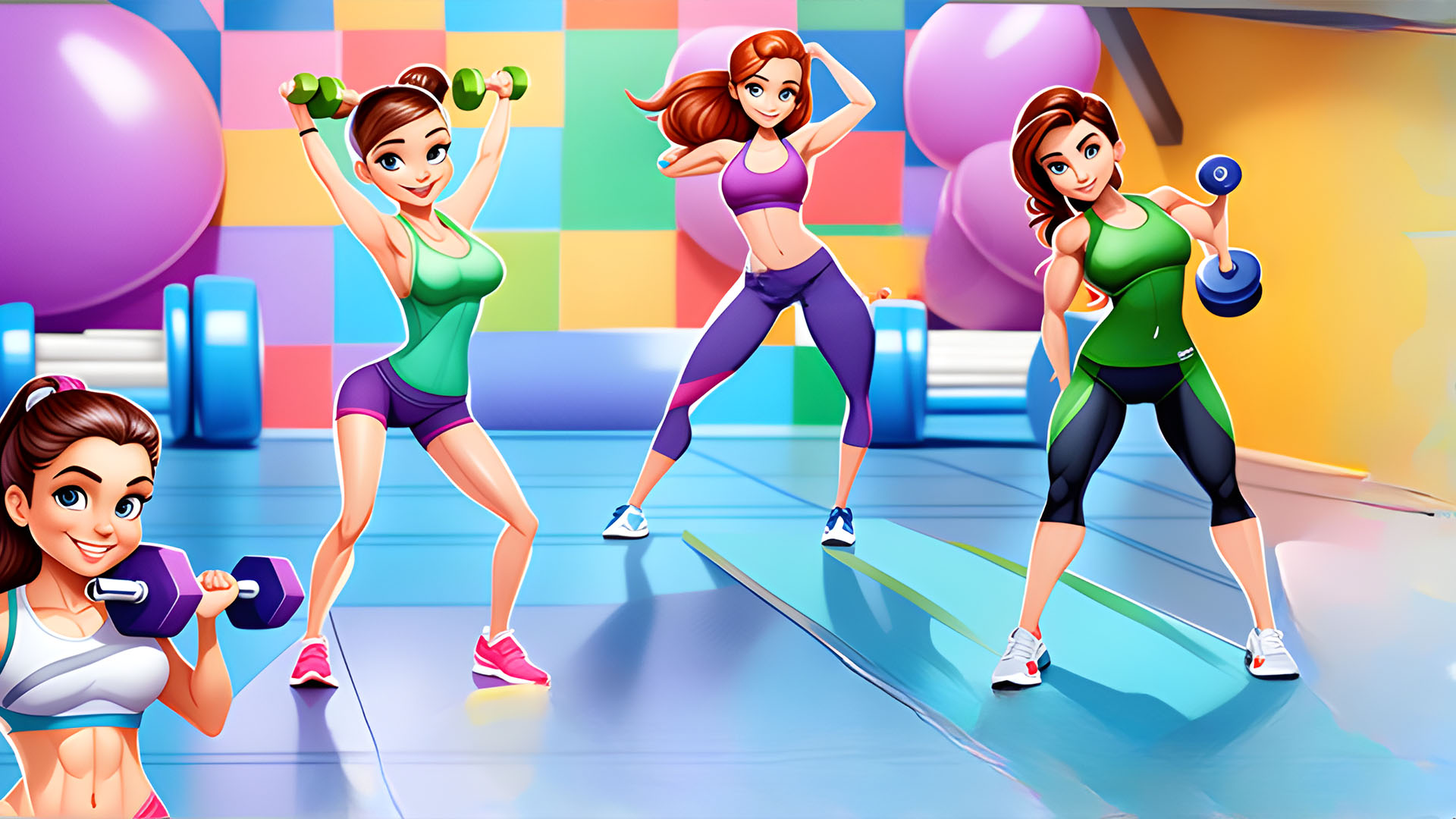 Idle Princess Workout Fitness Girl Games - Dance and play in Gym Games ...