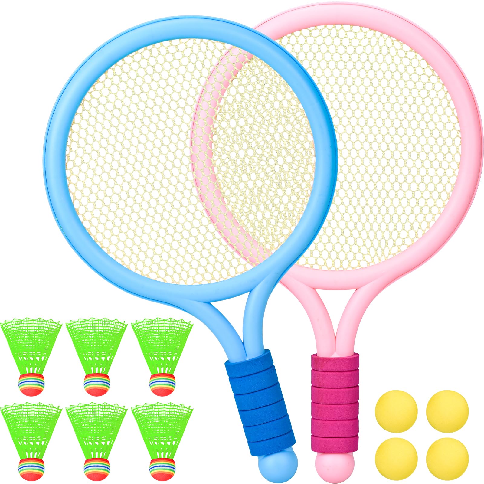 Kids Badminton Set Kids Tennis Set, Badminton/Tennis Bat And Ball Set ...