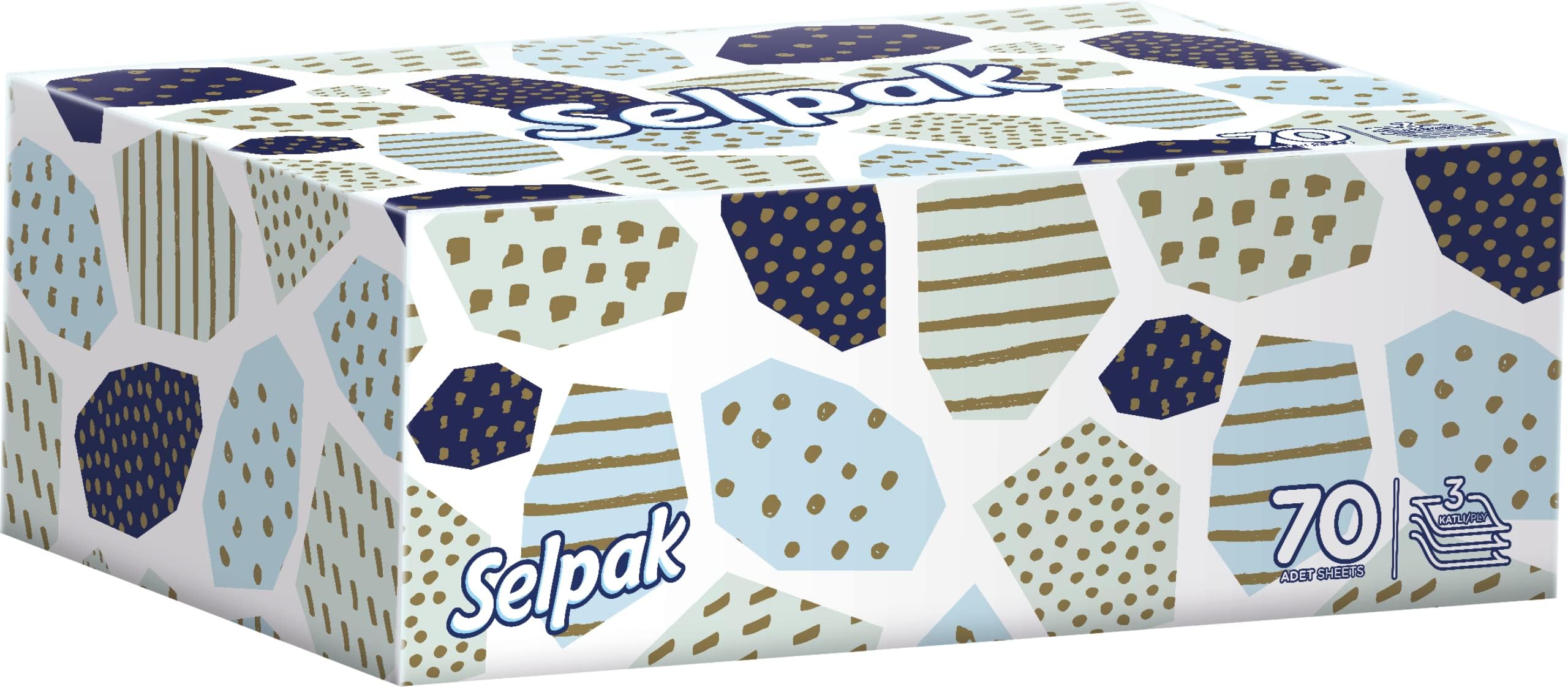 SELPAK Facial Tissue Box Mini 3 Ply, 70 Count : Amazon.in: Health ...