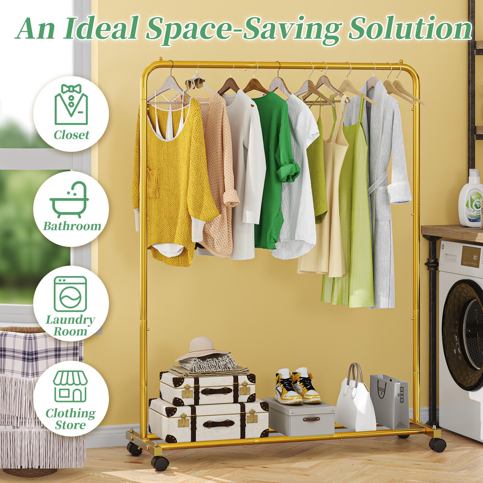 Snapklik.com : Simple Trending Standard Clothes Clothing Garment Rack