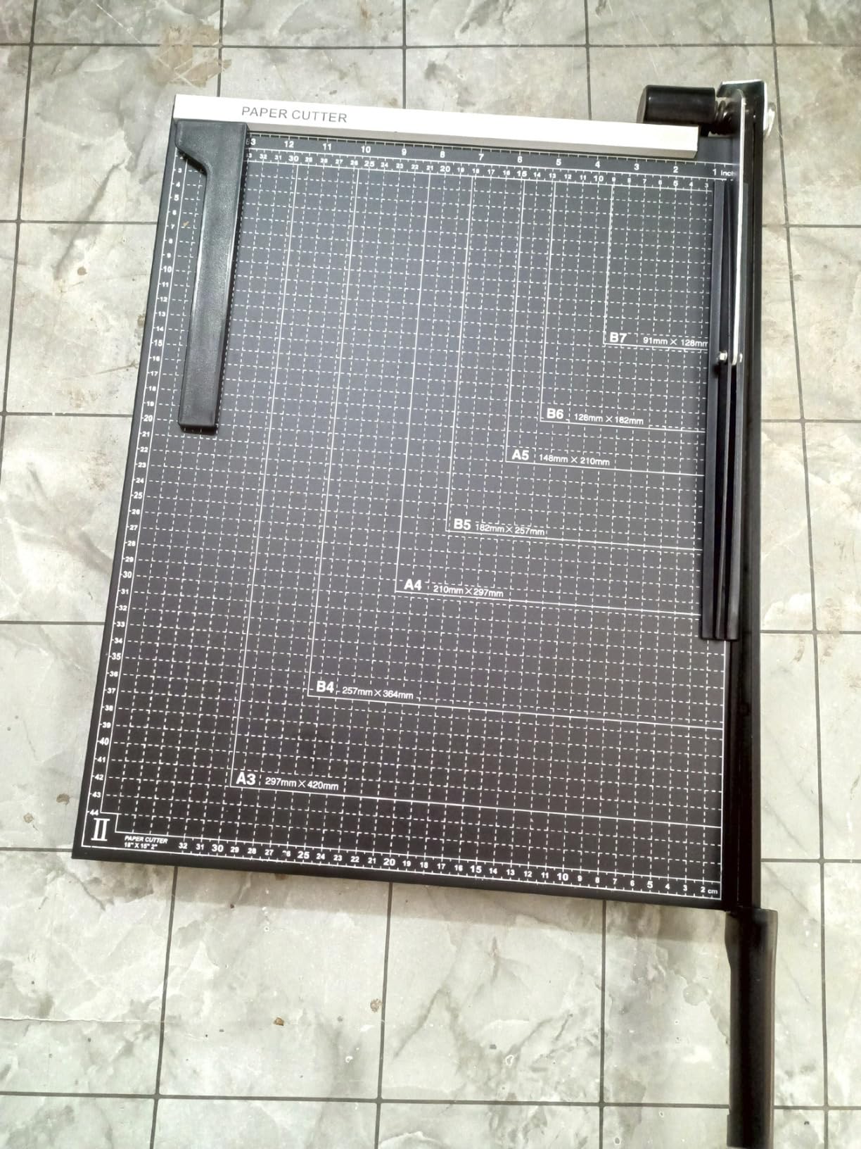Kosh Paper Cutter Guillotine, 18 Inch A3 Paper Cutting Board, 12 Sheets ...