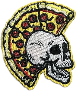 Amazon.com: Cool Embroidered Applique Iron On Patches for Clothing, Sew ...