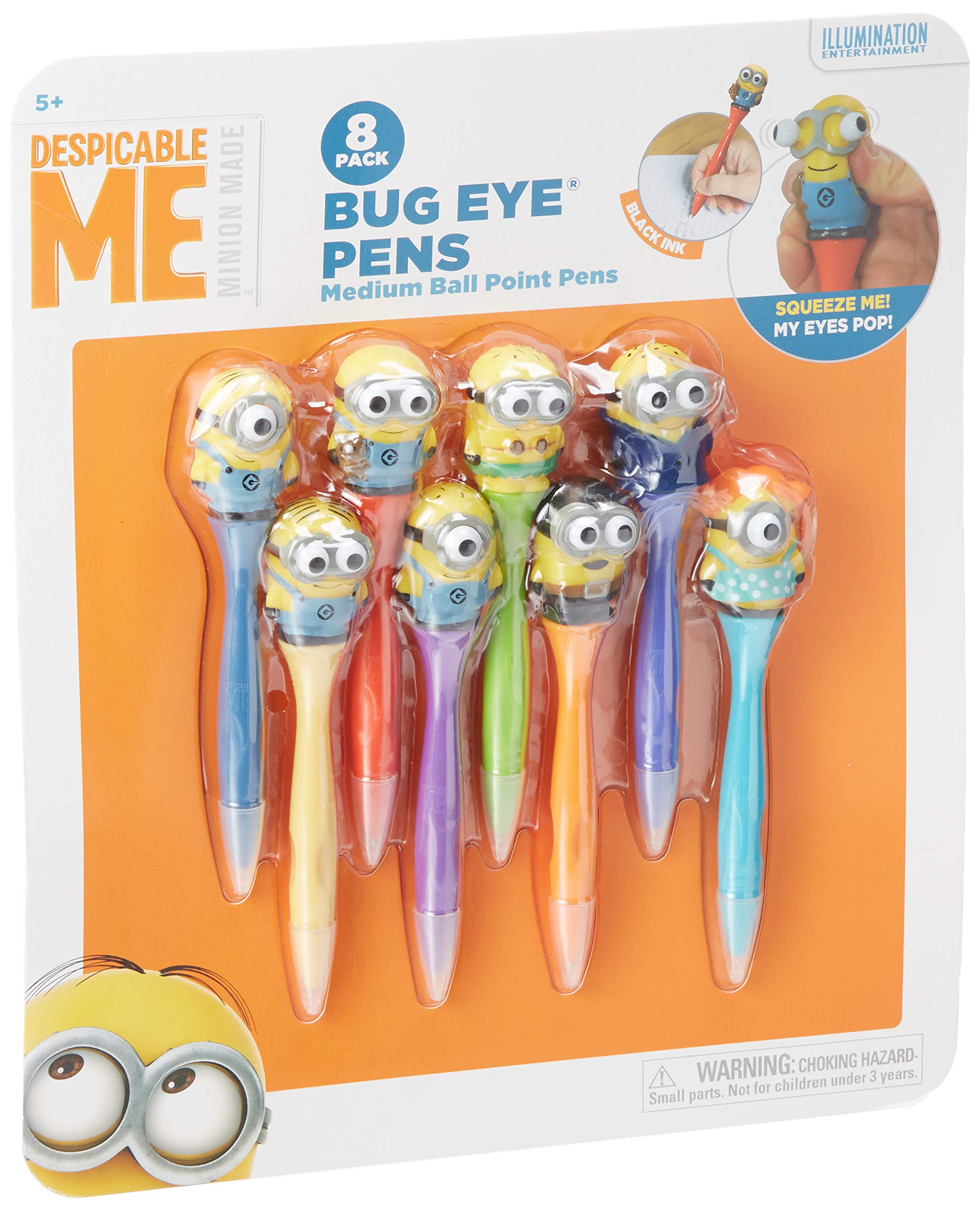Inkology Bug Eye Minion Pen Medium Point Black Ink Pack | Desertcart KUWAIT