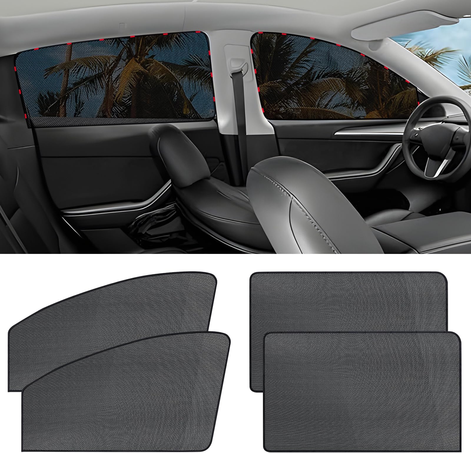 Amazon.com: Strong Magnetic Car Window Shades - Isolation of UV Rays ...