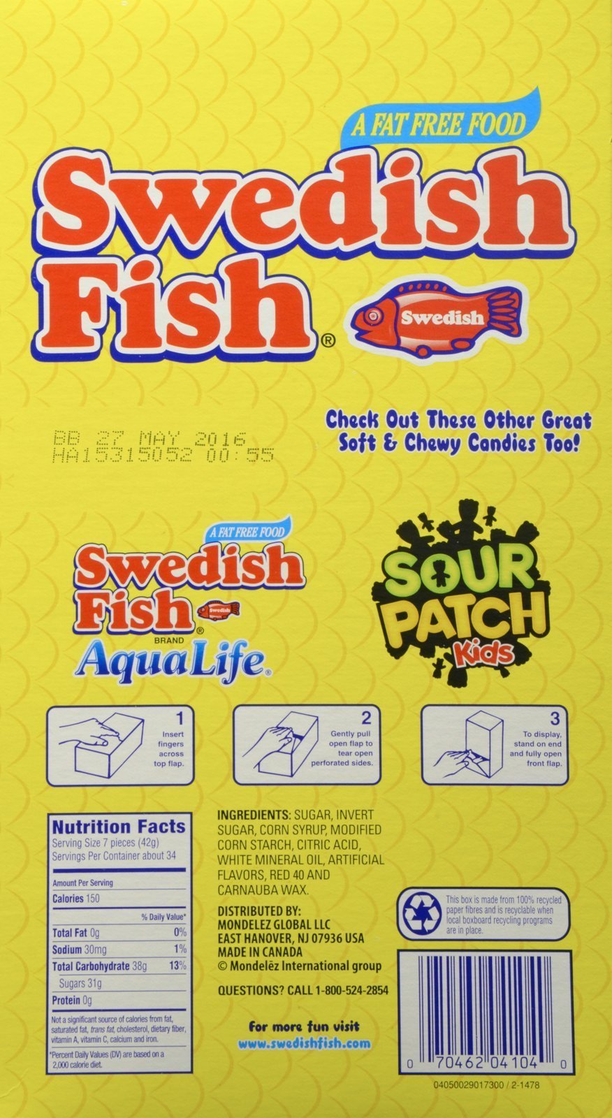 Swedish Fish Box Open