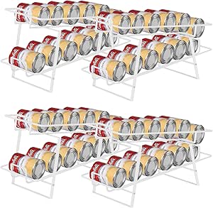 MOOACE 4 Pack Can Dispenser Rack, Can Organizer for Pantry Kitchen ...