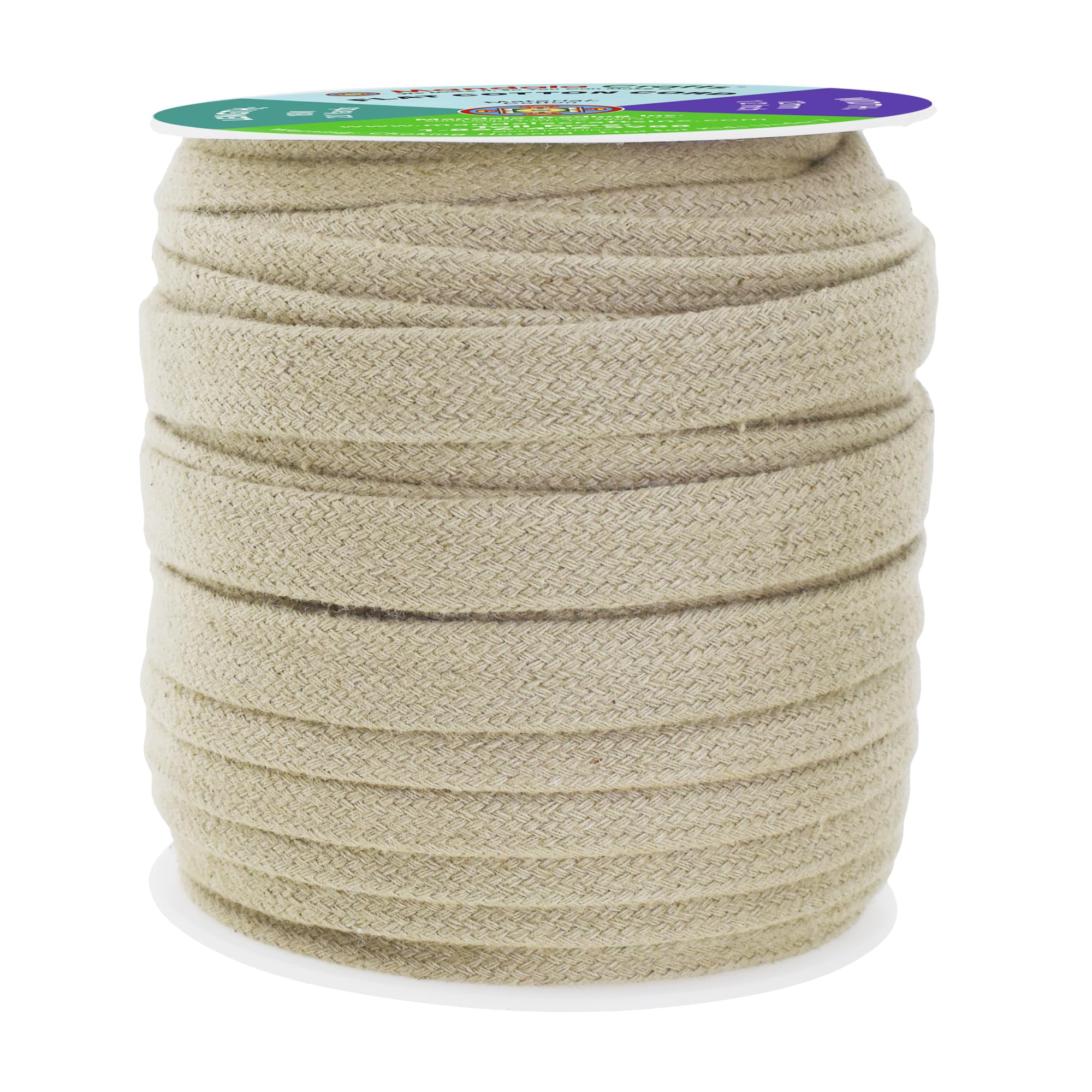 Amazon.com: Mandala Crafts Beige Flat Drawstring Cord Drawstring ...