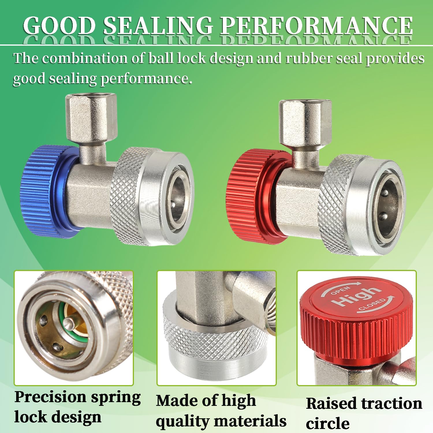 Snapklik.com : EPLZON R134a Quick Coupler Adapter Adjustable R134a ...