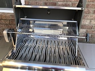 Amazon.com: Napoleon LEX 485 BBQ Grill, Stainless Steel, Propane Gas ...