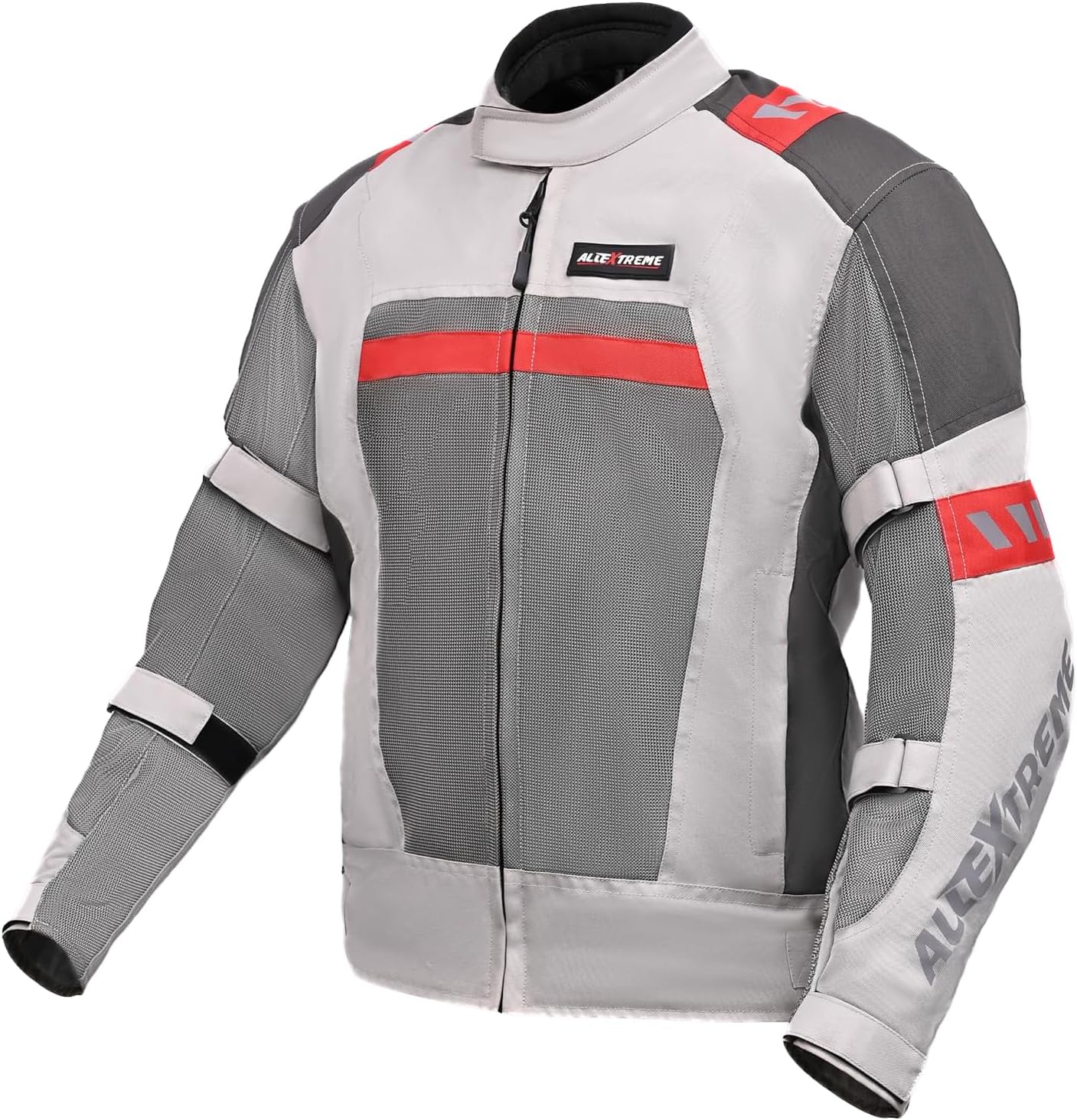 Allextreme TURBO Bike Riding Jacket Mesh Fabric Racer Motorcycle Armour ...