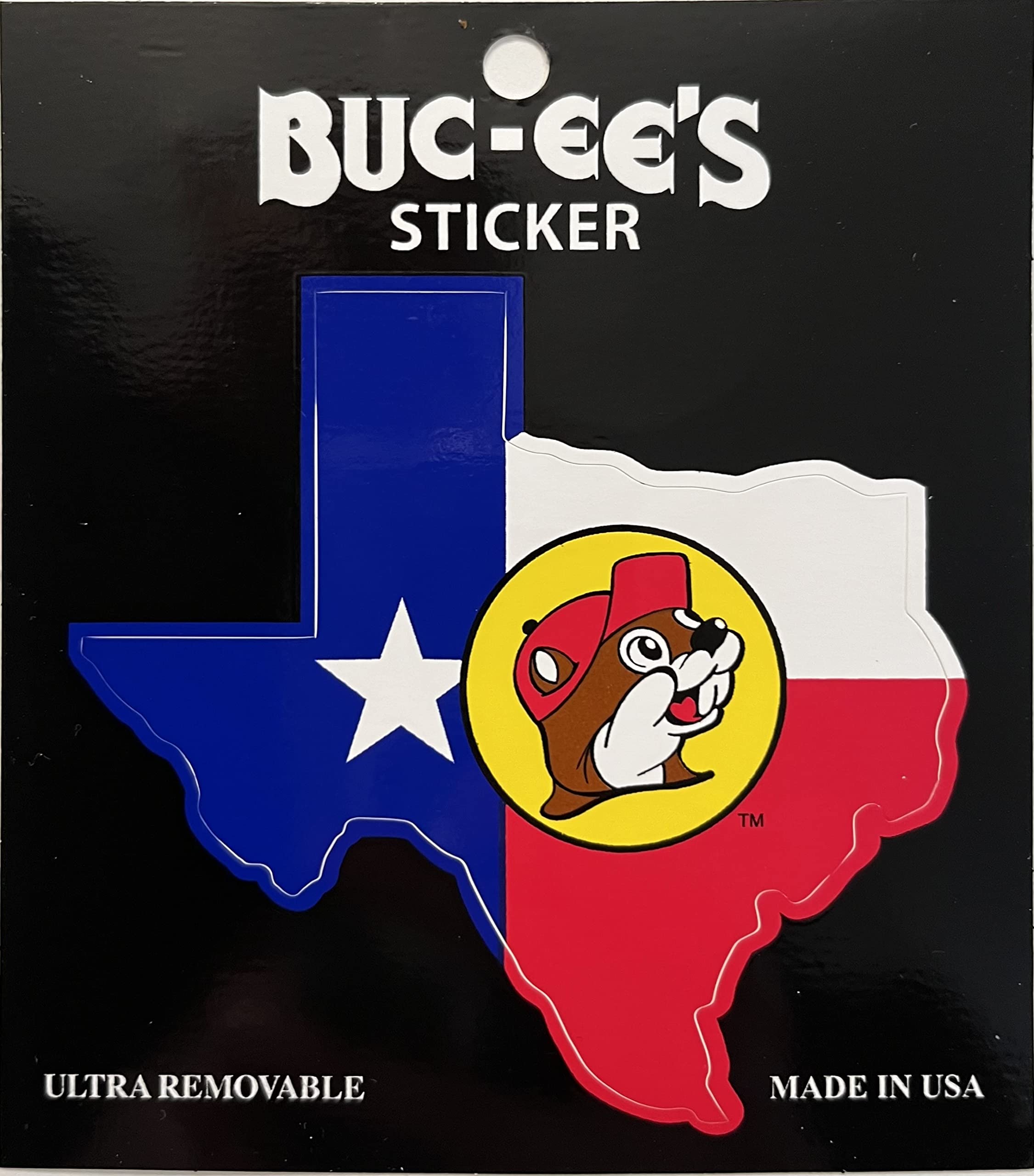Buy BUC-ee's Texas Shape Sticker (Red/White/Blue) Online at desertcartINDIA