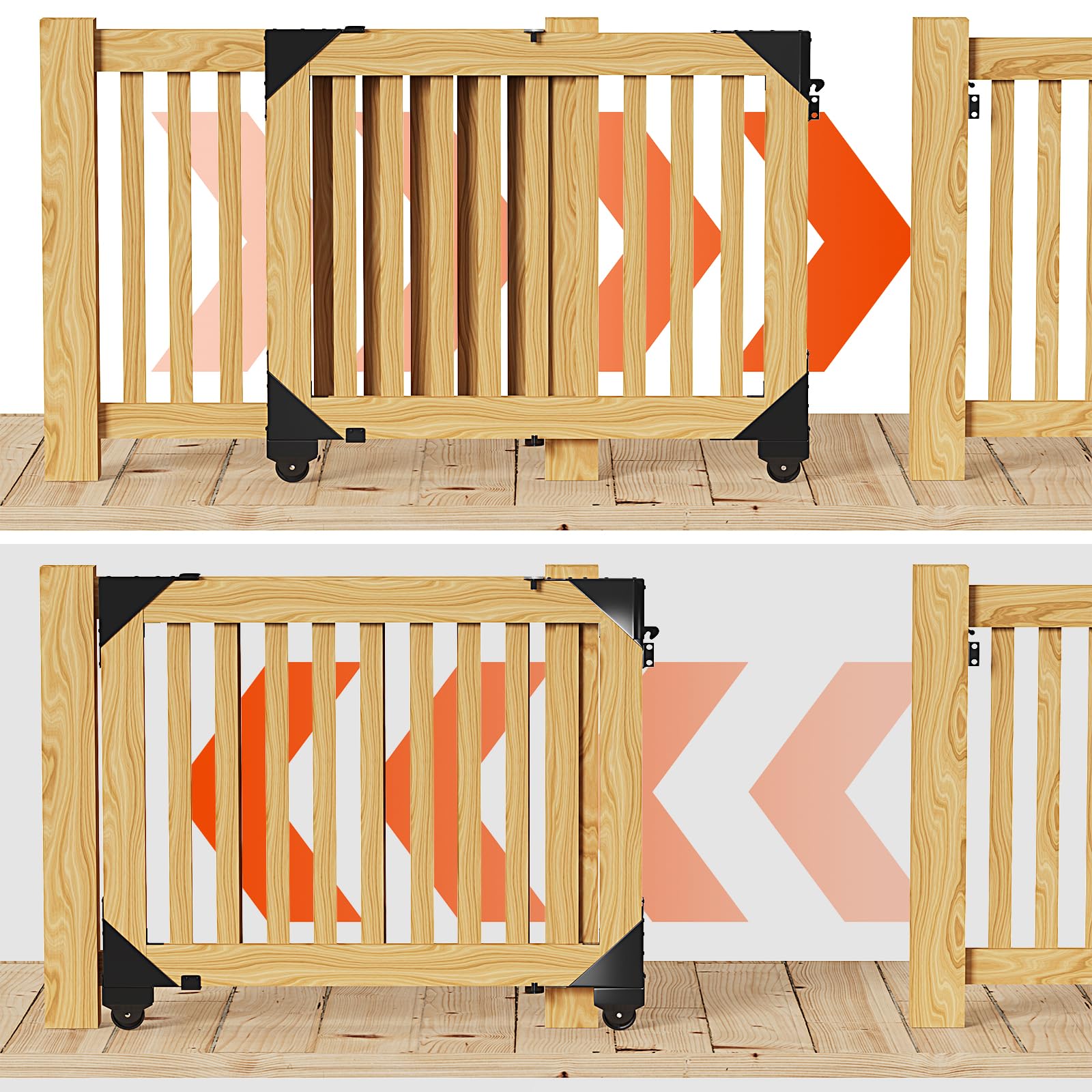 Wood Slide Gate Hardware Kit
