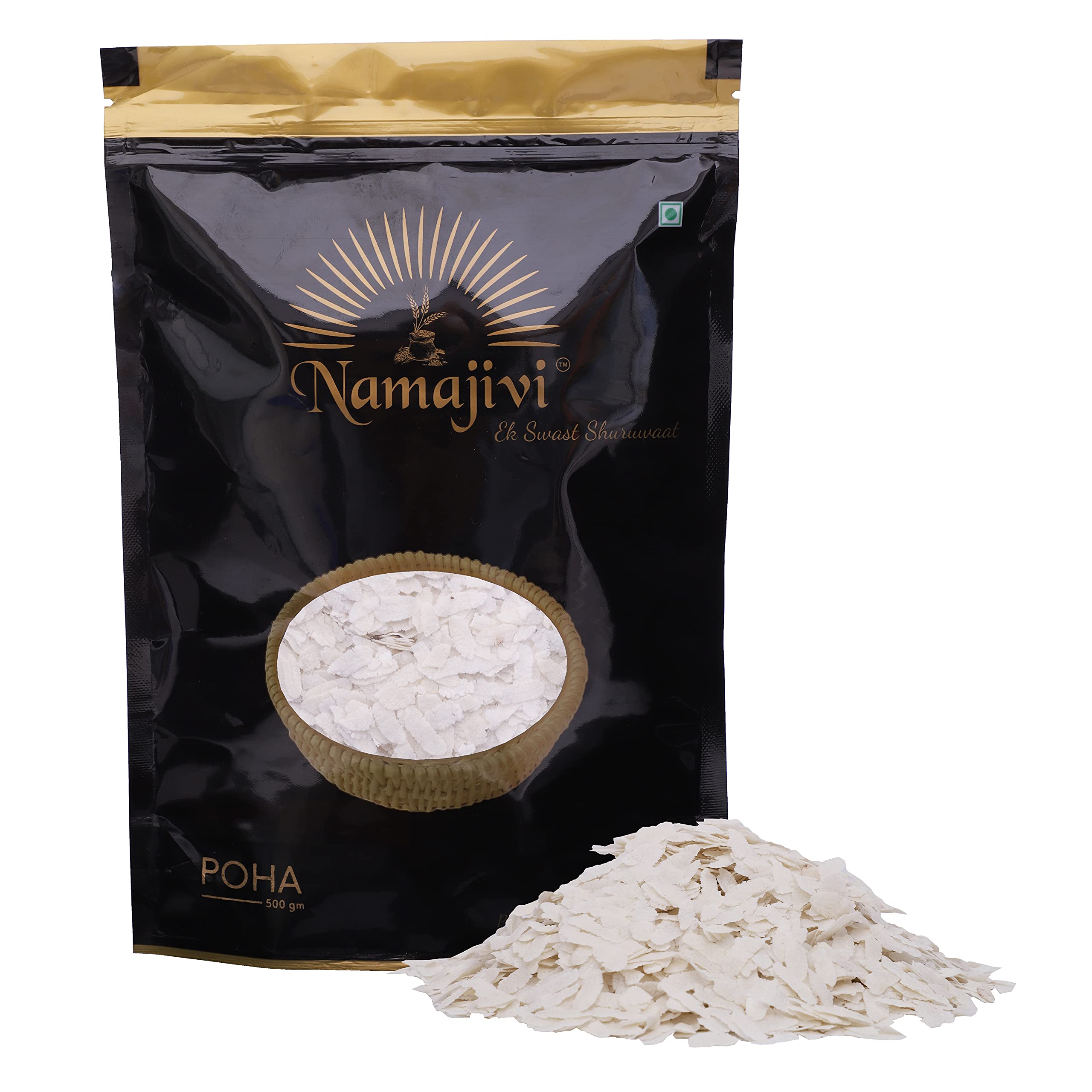 Namajivi Thick Poha Flattened Rice Aval Atukulu 500g | Desertcart INDIA