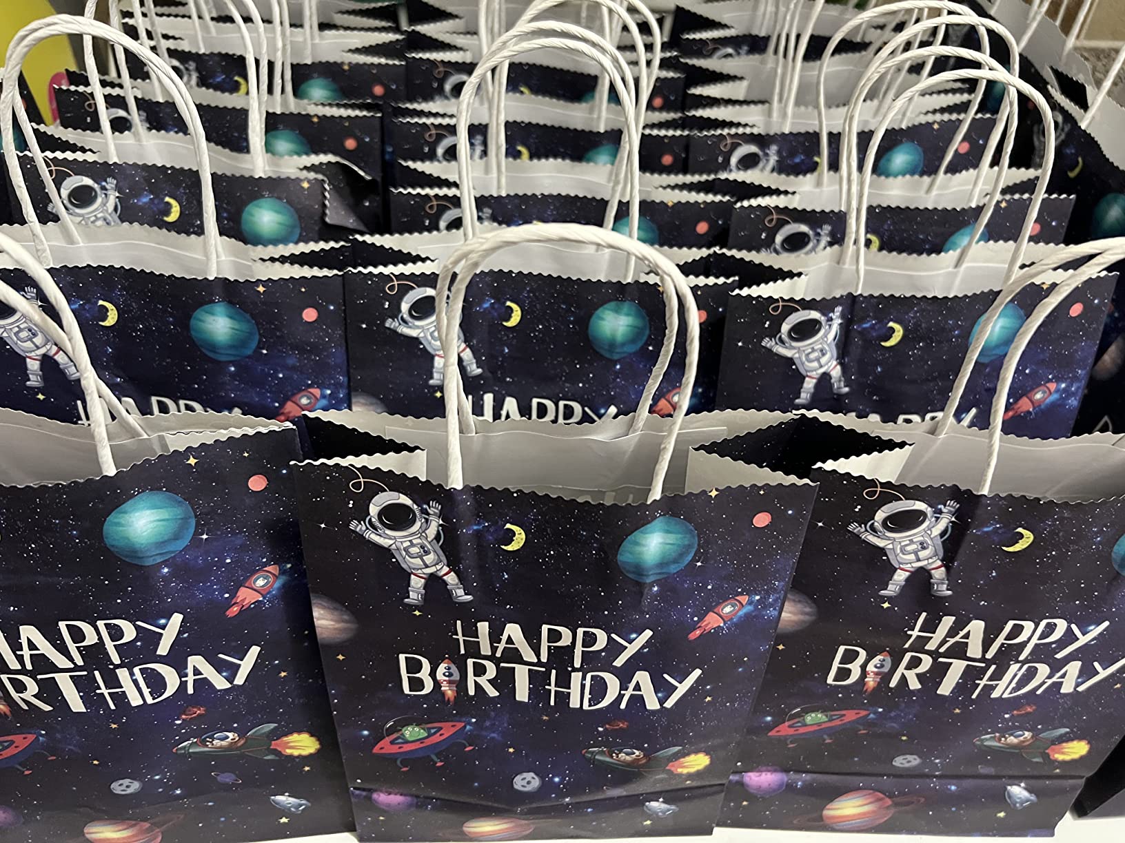 Amazon.com: Outus Outer Space Party Favors Space Goody Bags with ...