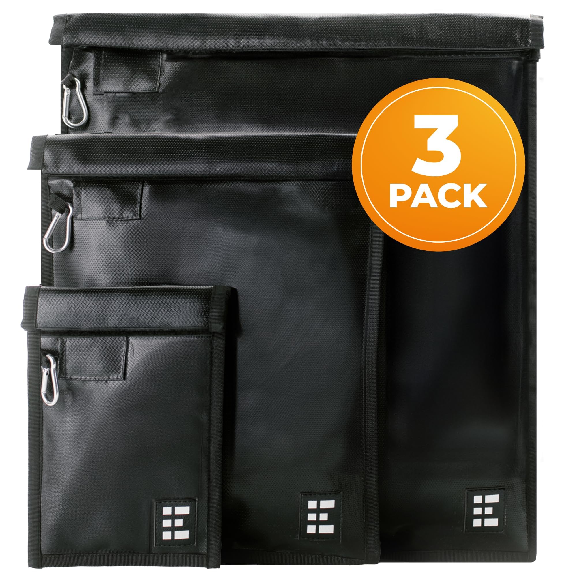 Snapklik.com : Large Faraday Bags 3 Pack Signal Blocking RFID Pouch For ...