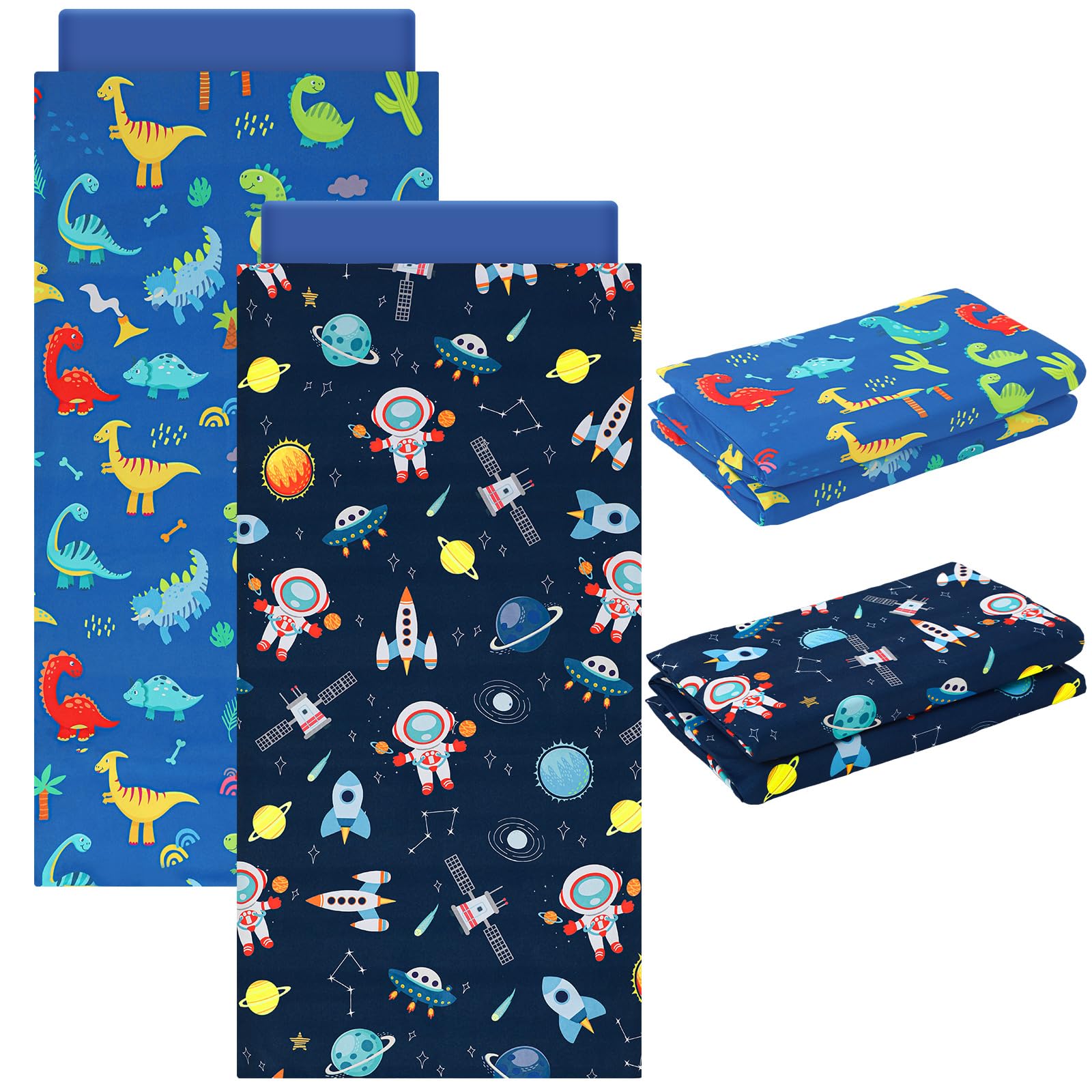 Snapklik.com : CroBlissful 2 Pcs Dinosaurs Nap Mat Cover For Boys Girls ...