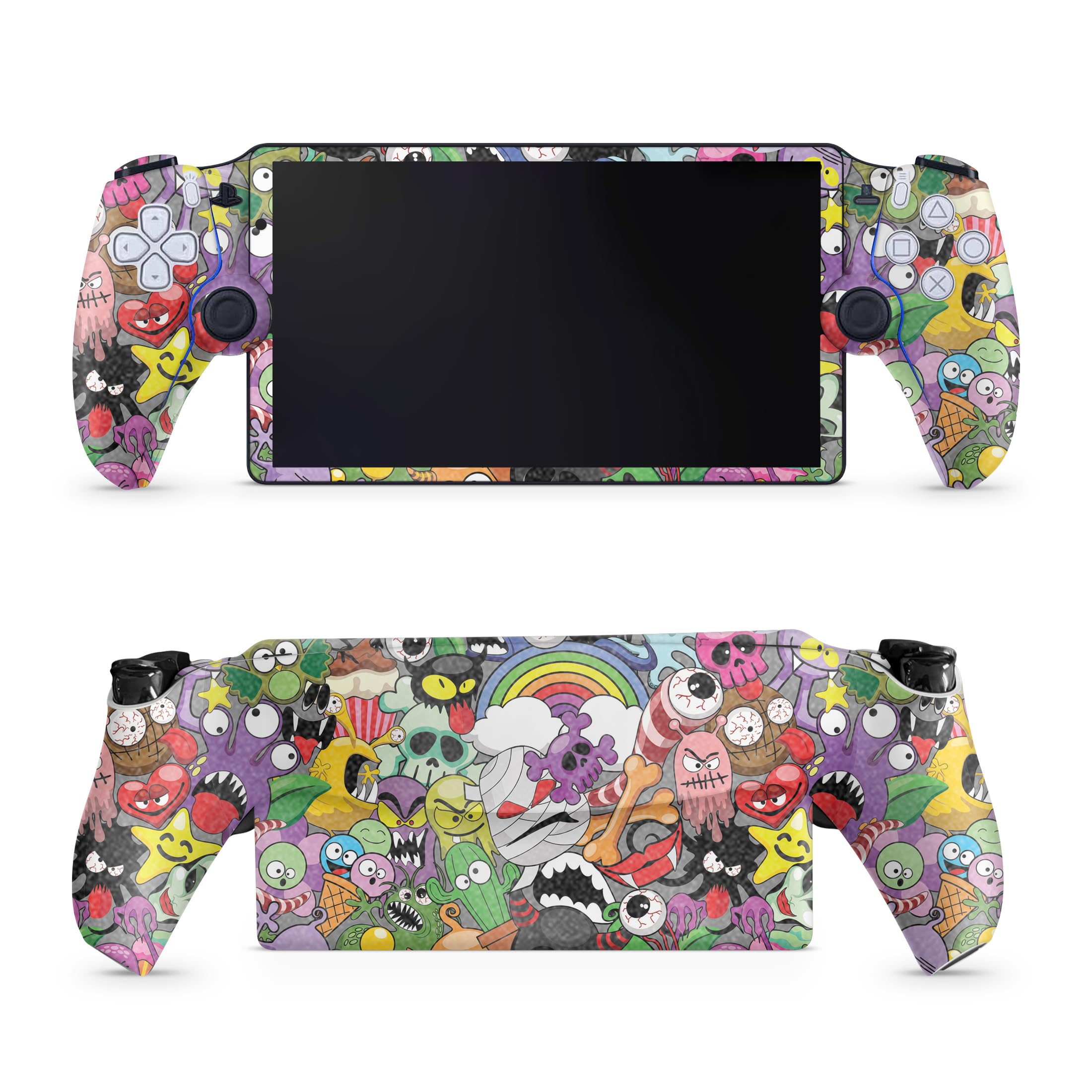 Amazon.com: Glossy Glitter Gaming Skin Compatible with PS5 Portal ...