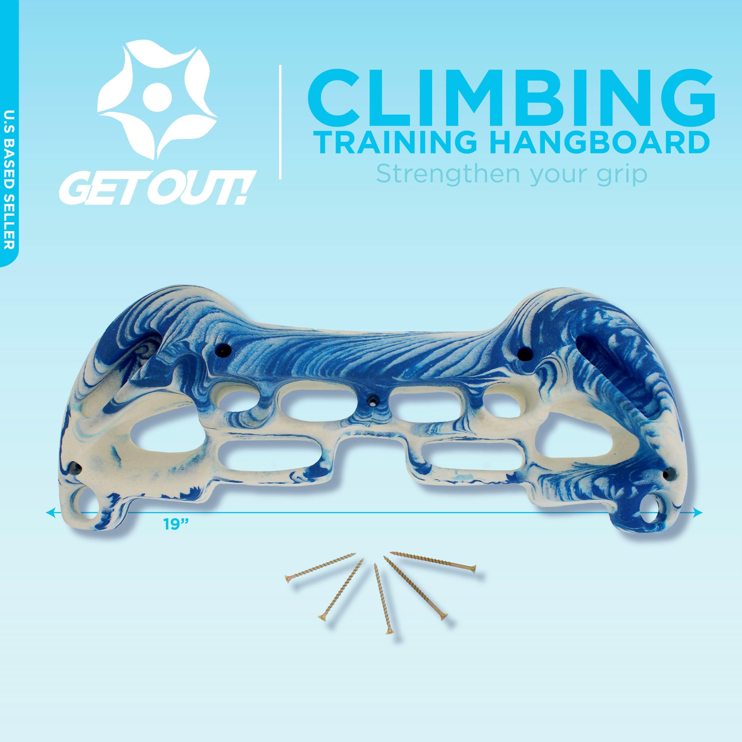 Hang Board For Climbing URBANVISTA Wooden Climbing Hangboard - Board ...