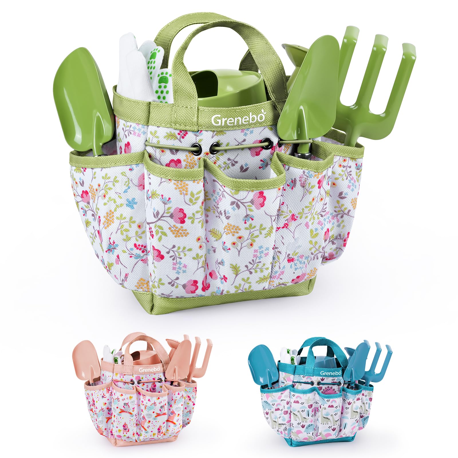 Amazon.com: Kids Gardening Set Toys, Quality Garden Tool Kit for Kids ...