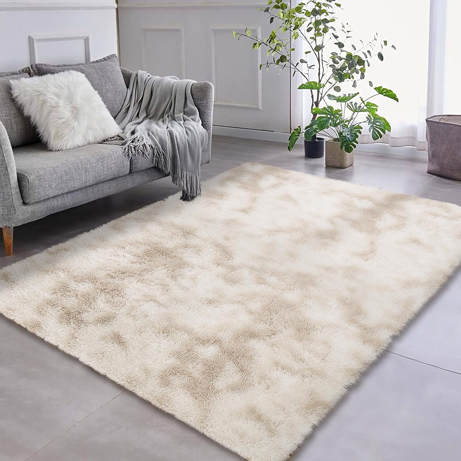 Amazon.com: GAOMON 9x12 Fluffy Area Rugs or Bedroom Furry Rug for ...