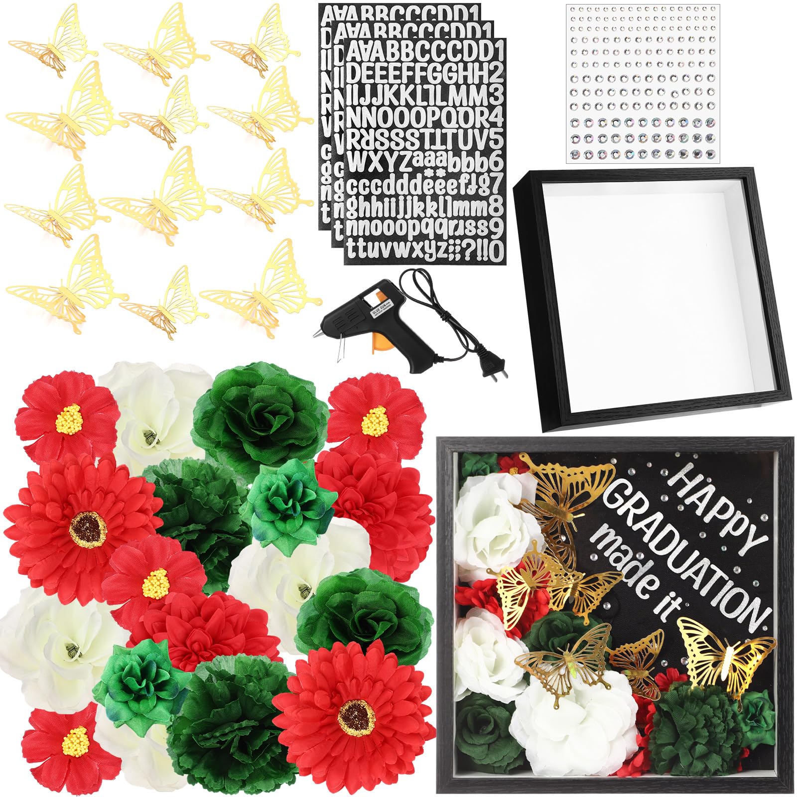 Snapklik.com : 36 Pcs Mexican Graduation Cap Decorations Kits 2025 DIY ...