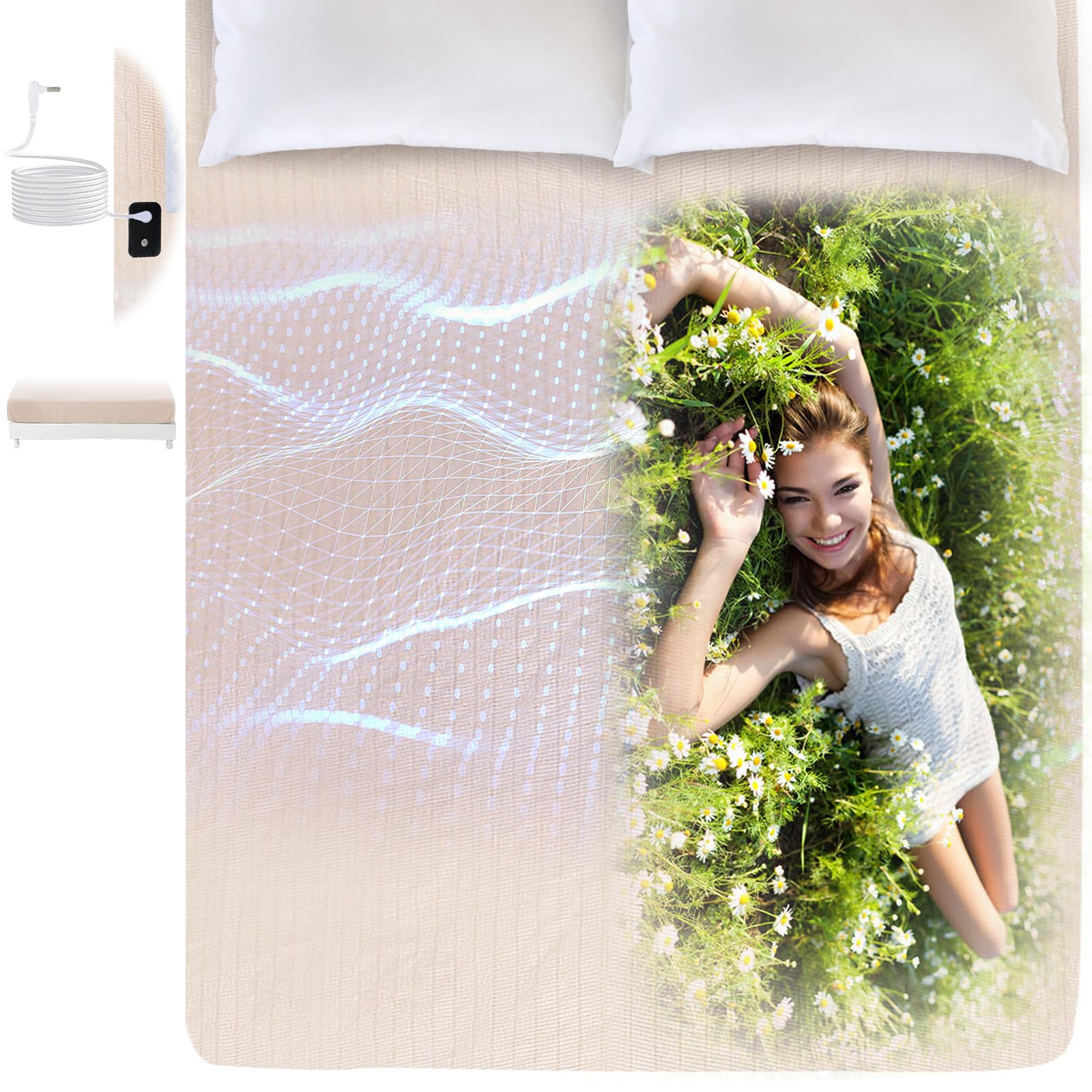 Snapklik.com : Fitted Grounding Sheets King Size, Improved Sleep ...