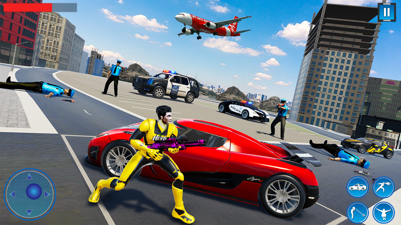 Spy Spider Rope Hero Games, Flying Hero Fighting Games 3D, Spider ...