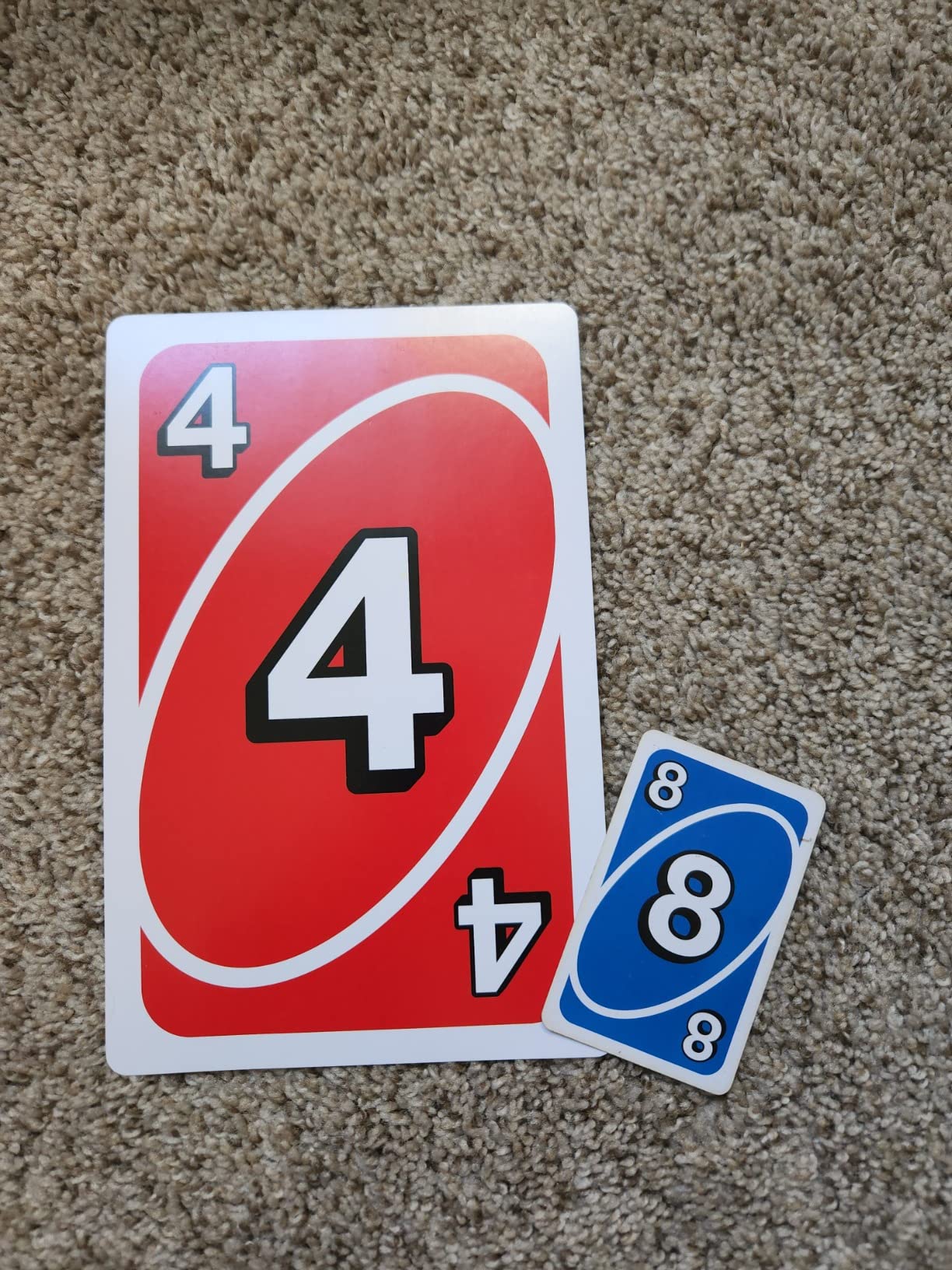 $3/mo - Finance Mattel Games Giant UNO Family Card Game with 108 ...