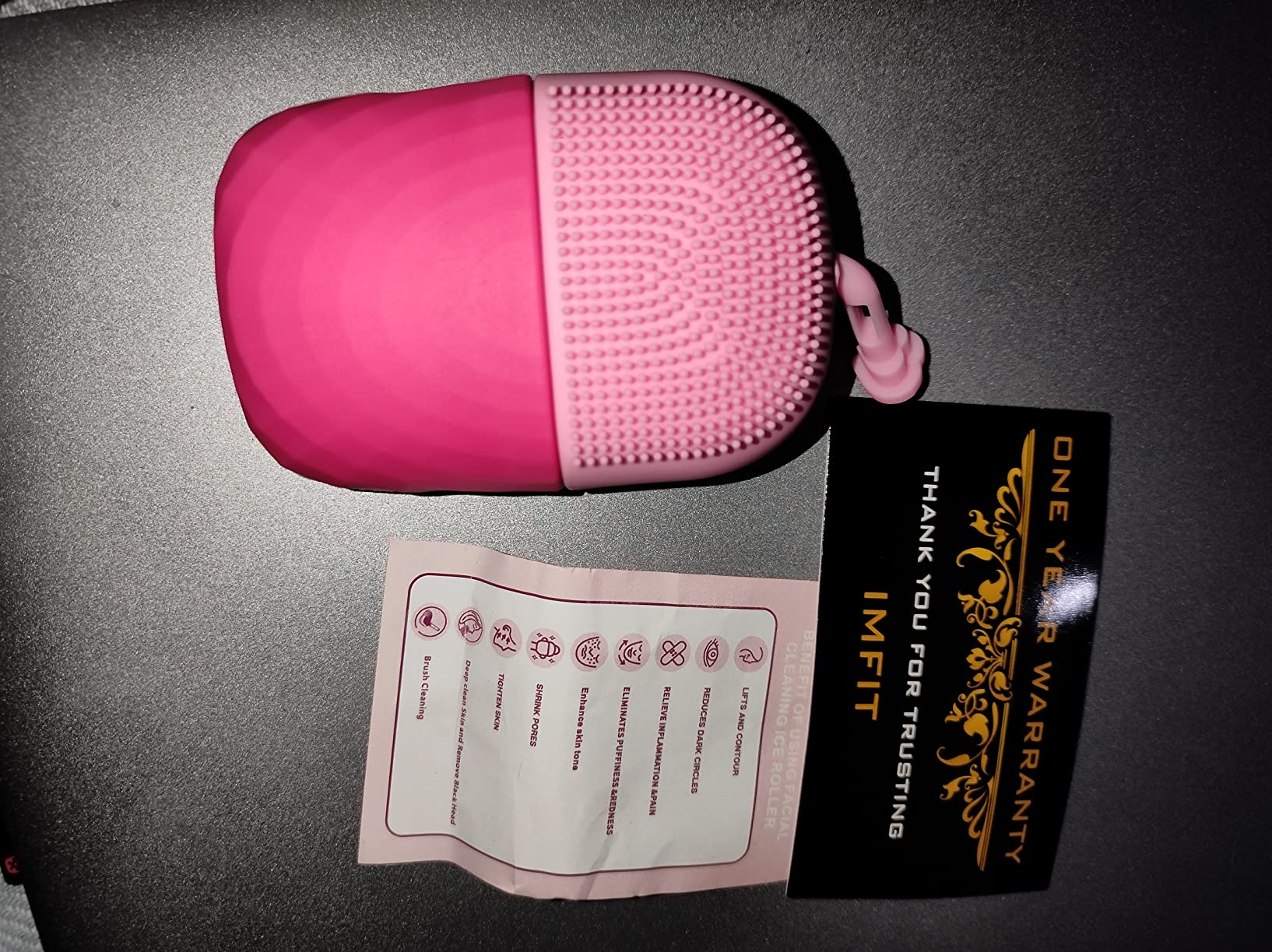 Ice Face Roller for Women - Beauty Facial Ice Roller with Scrub, Makeup ...