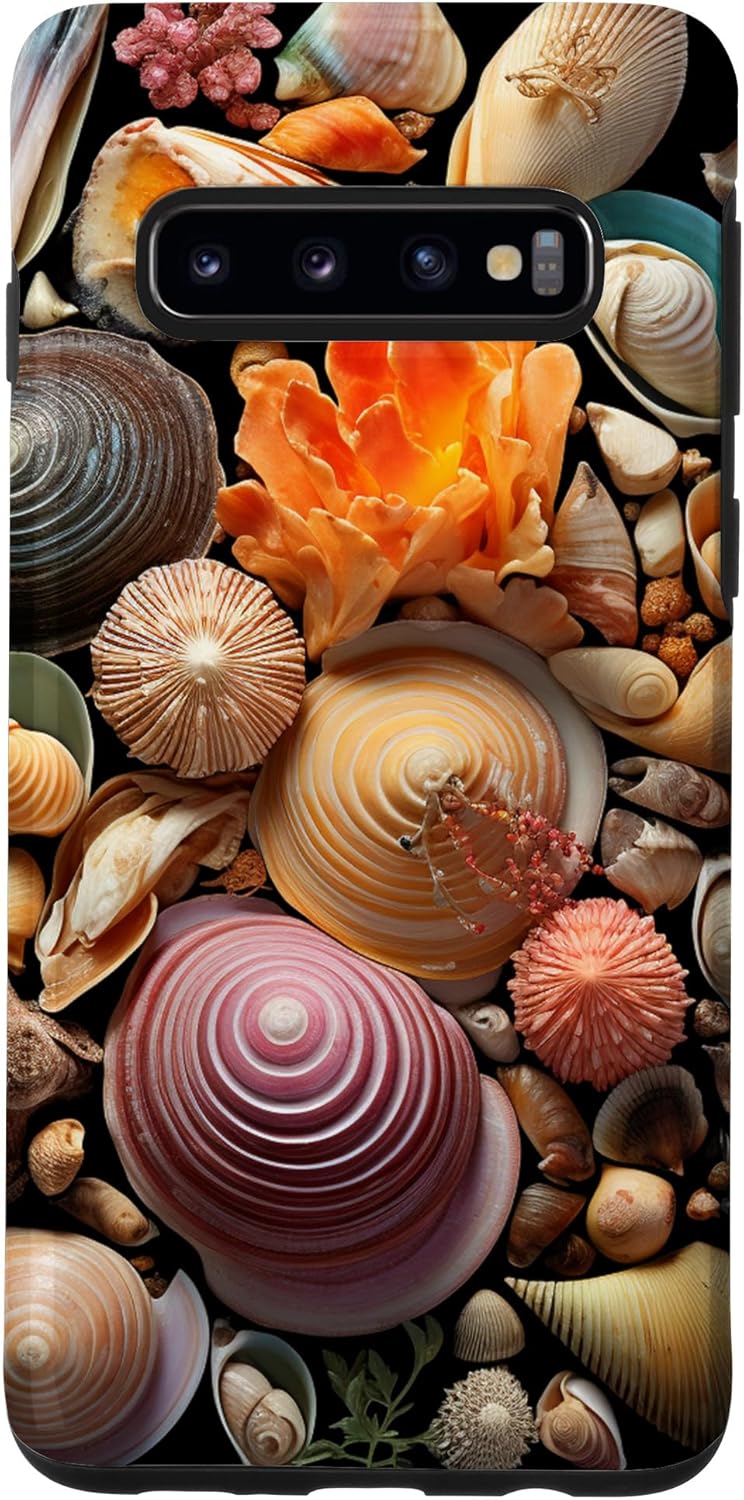 Amazon.com: Galaxy S10 Just One More Seashell I Promise Shelling Shell ...
