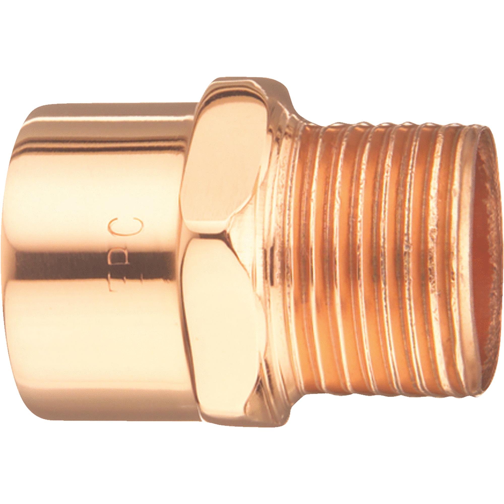 Amazon.com: Elkhart 30304Pipe Fittings copper To Mip, 3/8" x 1/2 ...