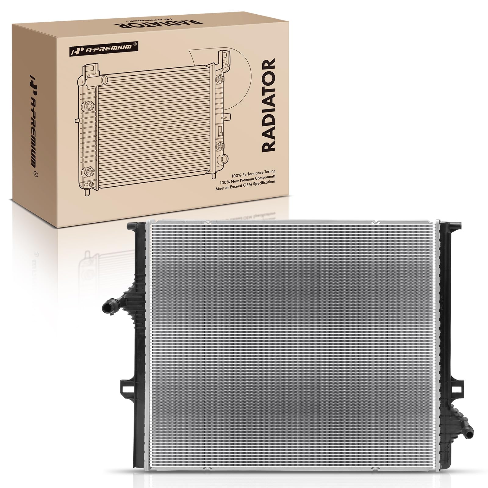 A-Premium Engine Coolant Radiator Assembly Compatible with BMW 320i ...