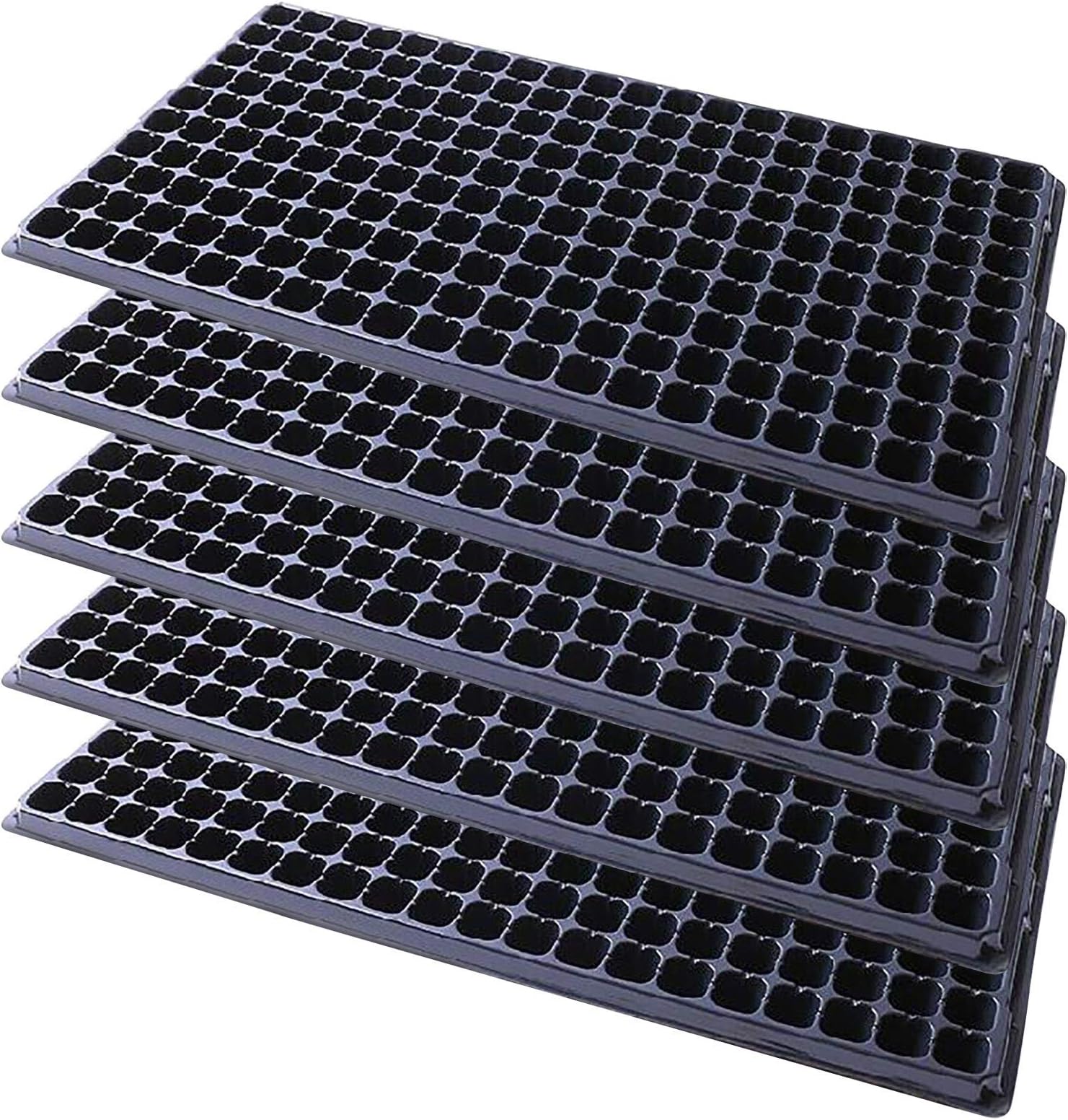 200 Cells Seedling Plug Trays - 20 PCS Reusable Seed Starter Container ...