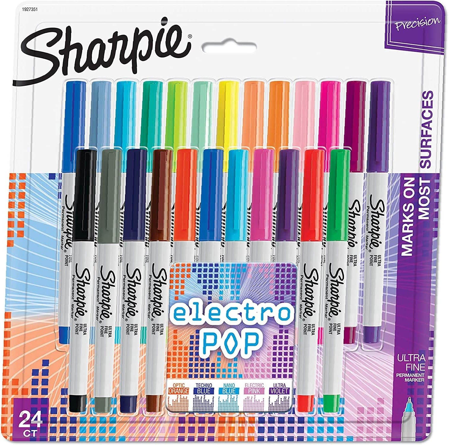 Amazon.com : SHARPIE Color Burst Permanent Markers, Fine Point : Office ...