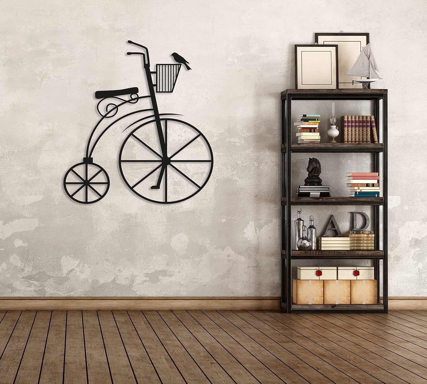 Amazon.com: Bicycle Metal Wall Art, Bicycle Wall Decor, Cycling Wall ...