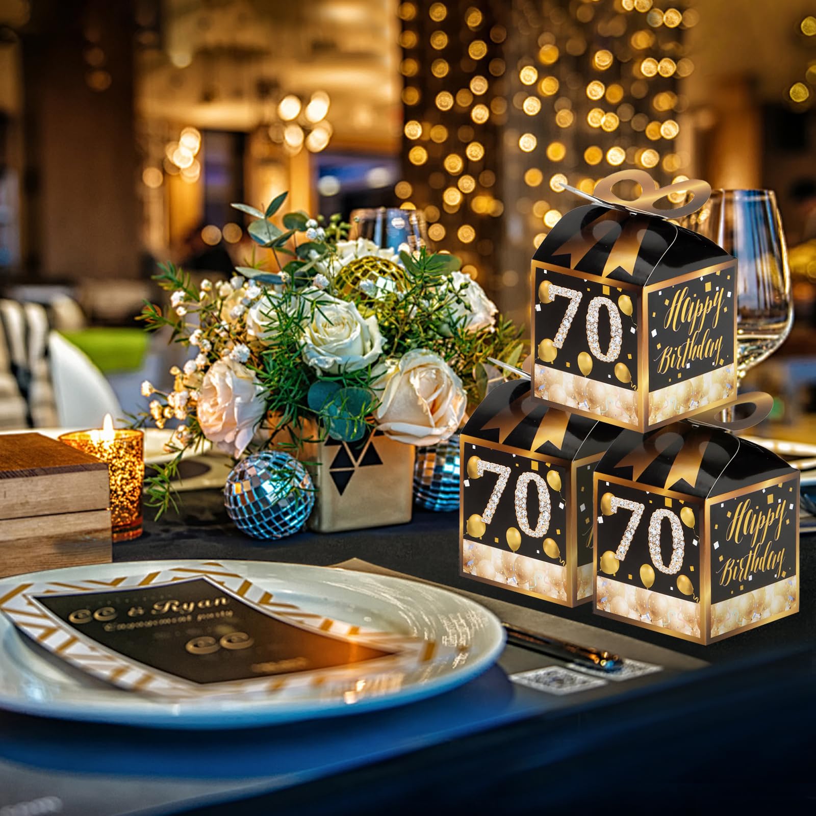 Elegant 70th Birthday Party Favors 55 DIY Party Decorations | Easy
