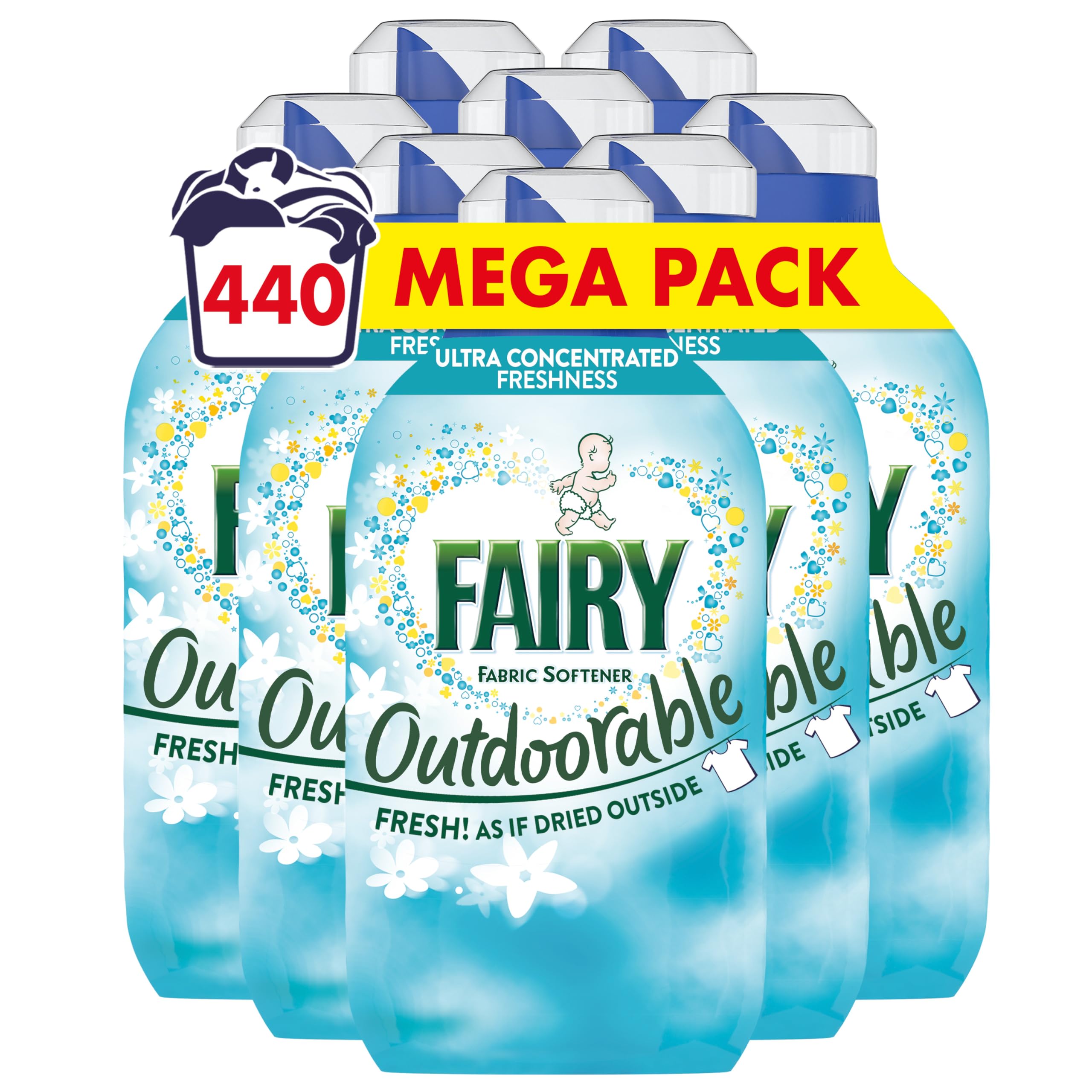 Fairy Outdoorable Fabric Conditioner 440 Washes, Ultra Concentrated ...