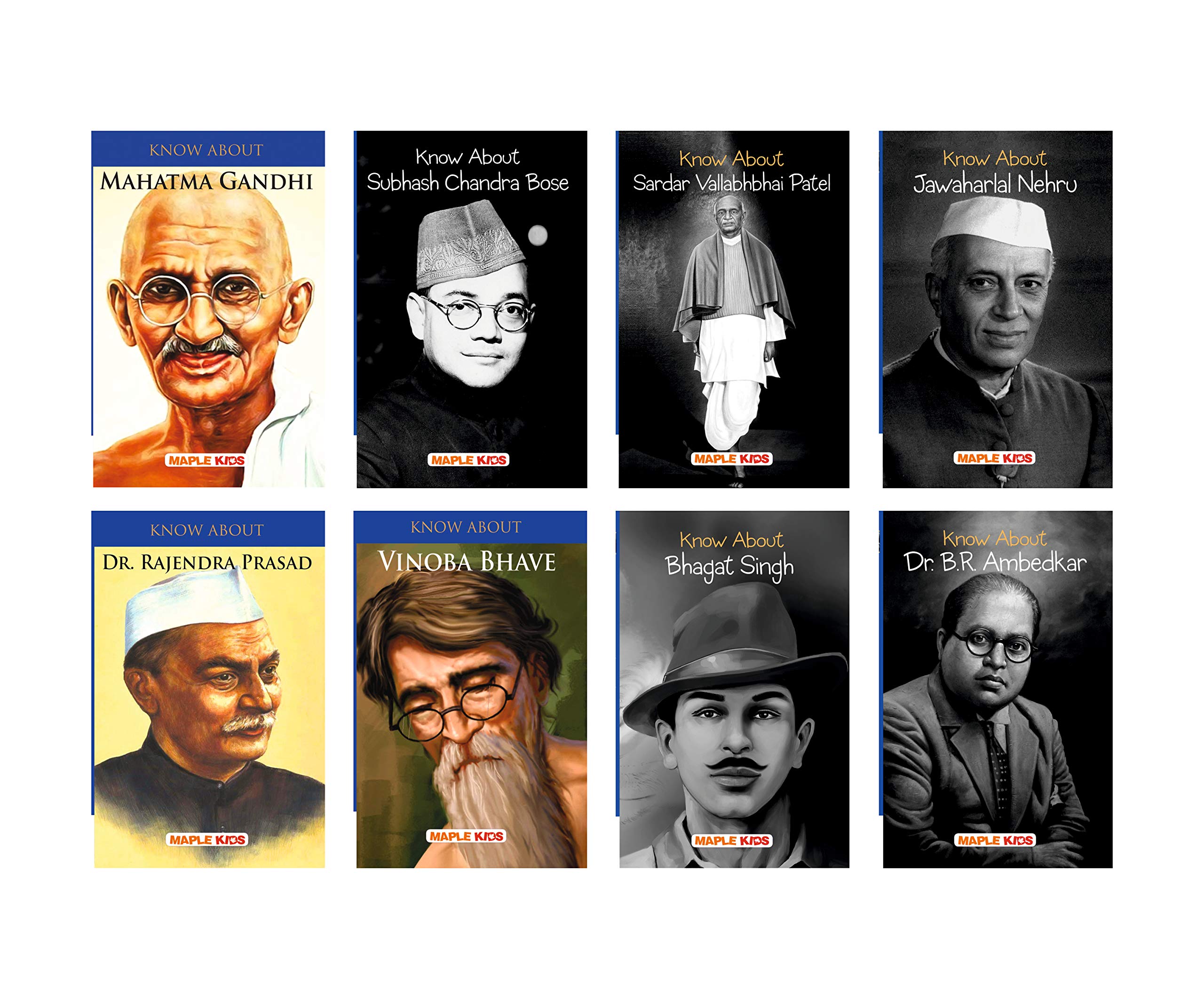 Buy Freedom Fighters (Set of 8 Books) - Know About Mahatma Gandhi ...