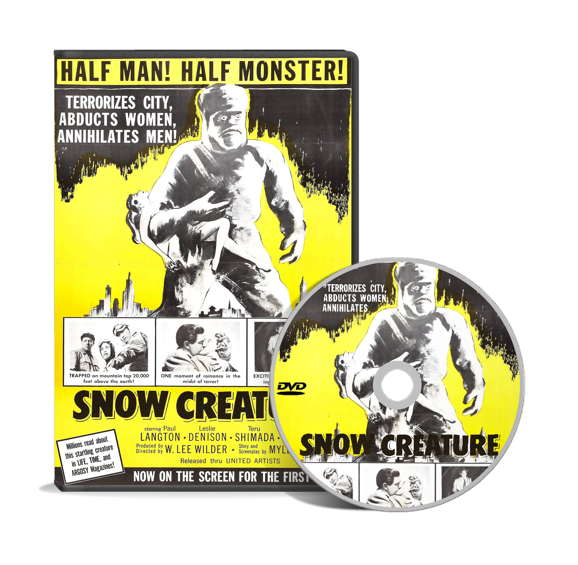 Amazon.com: The Snow Creature (1954) Horror, Sci-Fi DVD : Movies & TV