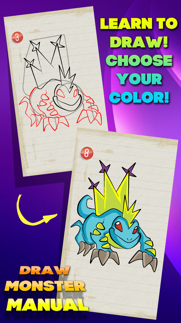 Draw Monster By Hand - App on Amazon Appstore