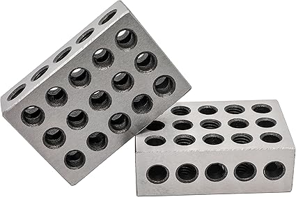 Amazon.com: LLDSIMEX Pair 1" x 2" x 3" Precision Steel 1-2-3 123 Blocks ...