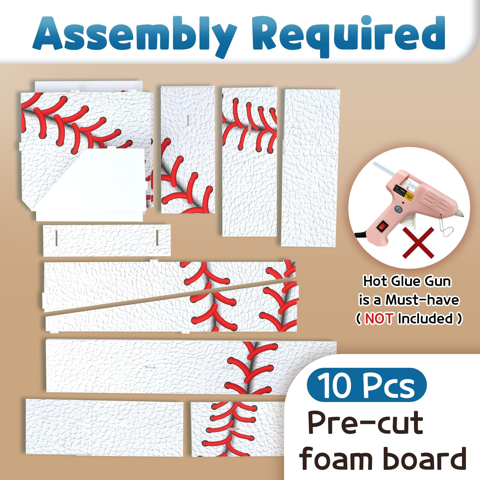 Snapklik.com : Imprsv Marquee Numbers Baseball 2nd-Birthday Decorations ...