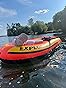 Amazon.com: Intex Explorer 300 Compact Fishing 3 Person Raft Boat w ...
