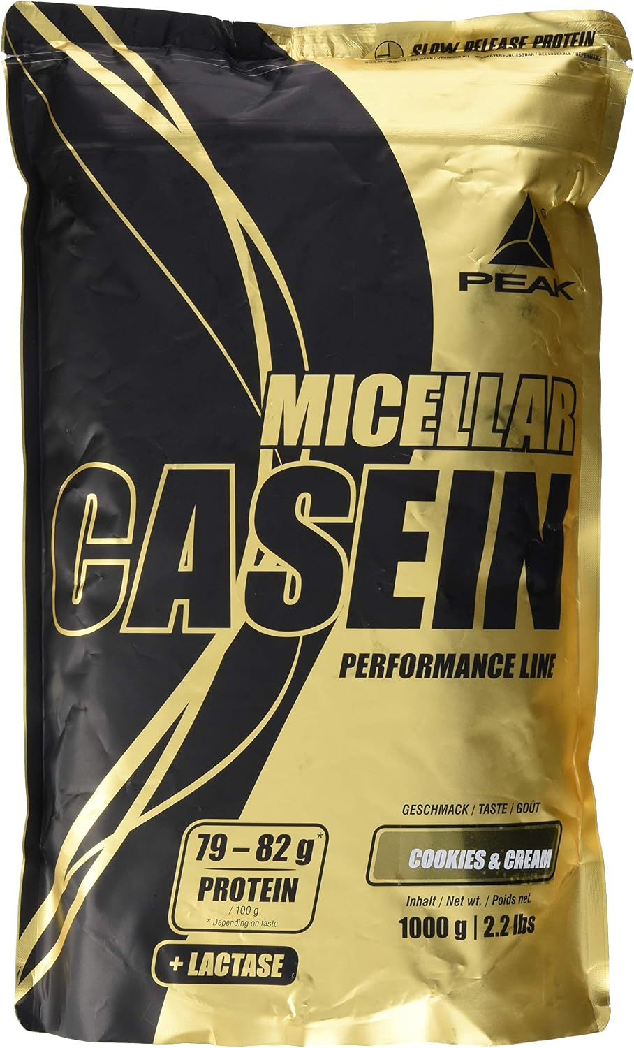 PEAK Micellar Casein Cookies & Cream 1000g : Amazon.de: Drogerie ...