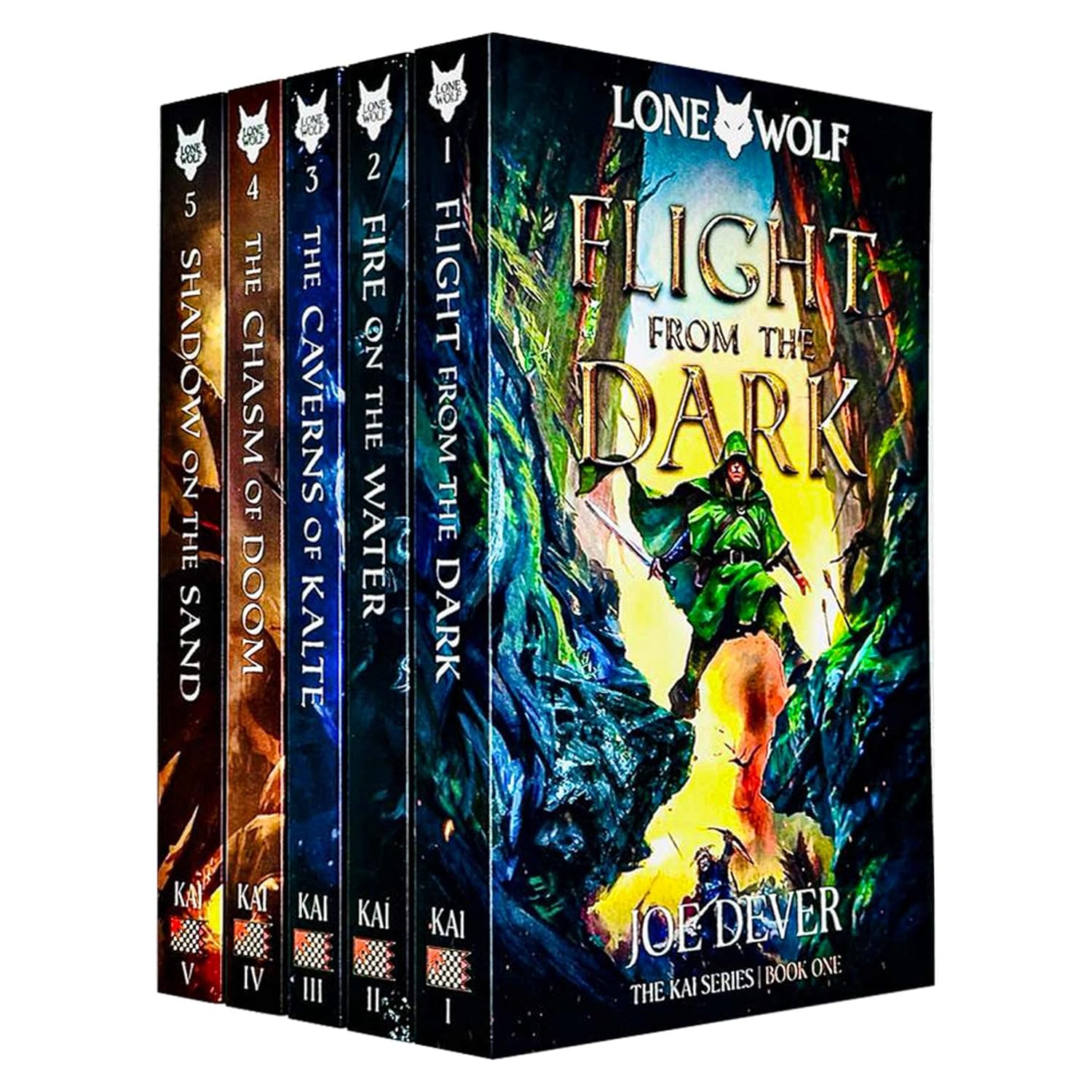 Lone Wolf Series Books 1 - 5 Collection Set by Joe Dever (Flight from ...
