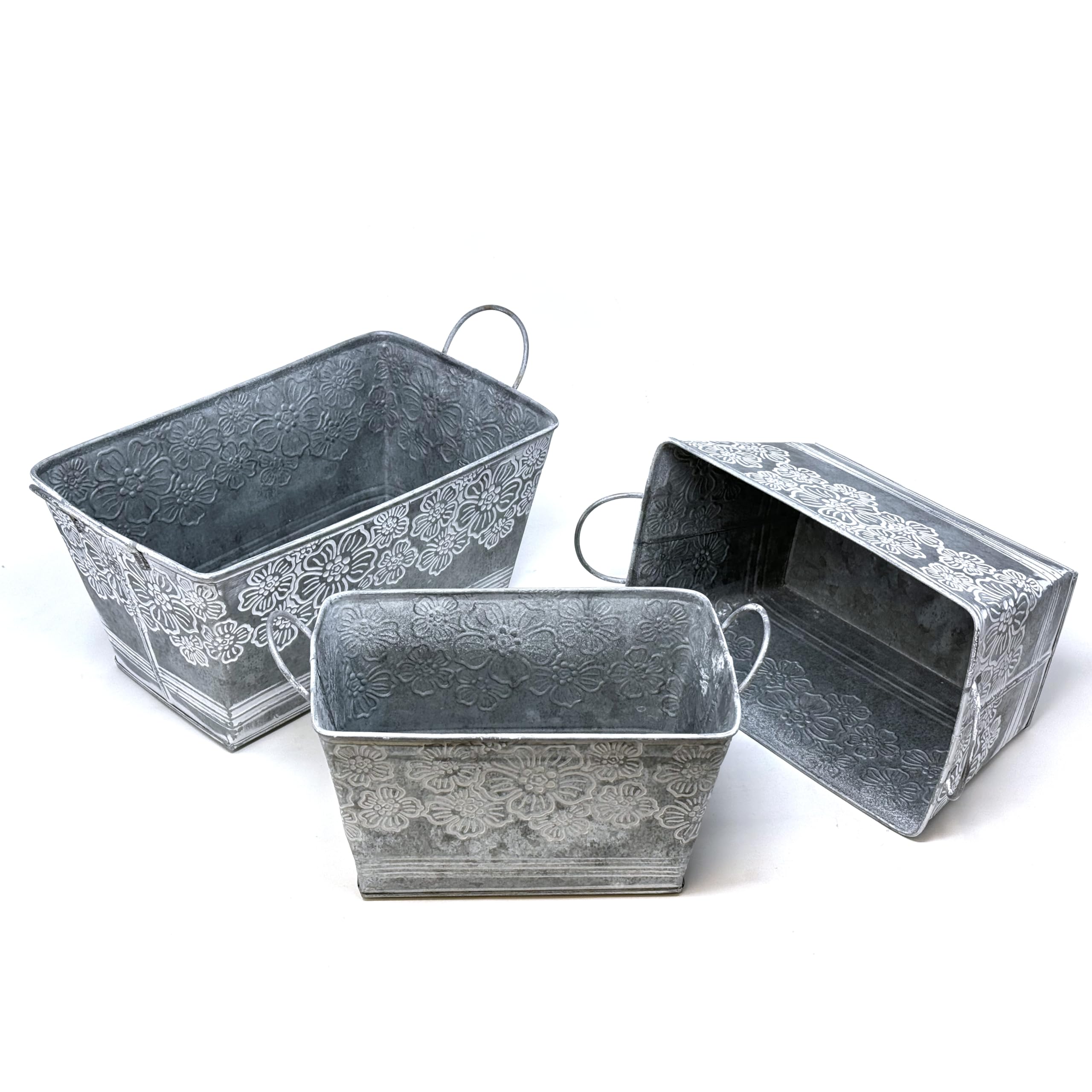 Snapklik.com : Allgala Galvanized Planter Pot Indoor And Outdoor ...