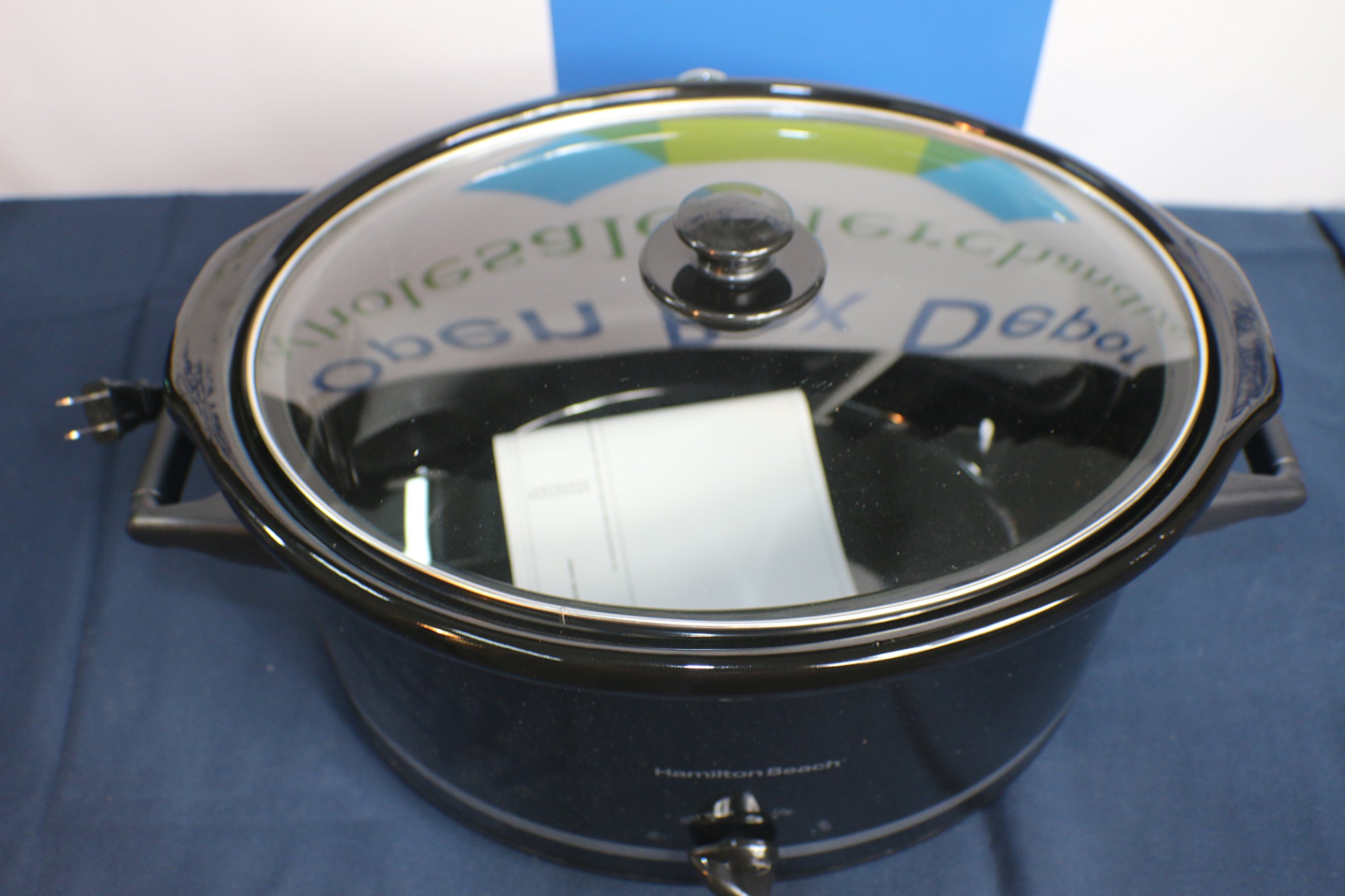 Hamilton Beach 8-Quart Extra-Large Capacity Slow Cooker, Black