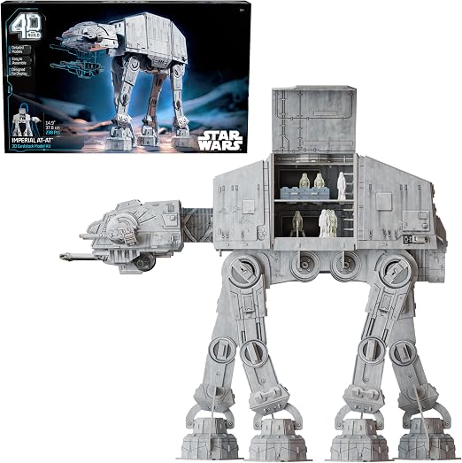 Amazon.com: 4D Build, Star Wars Imperial at-at 3D Model Kit, Star Wars ...